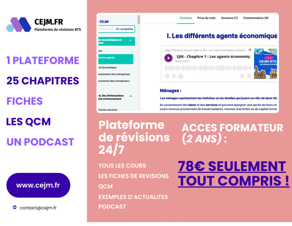 CEJM : Culture économique juridique & managériale