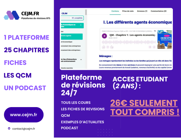 CEJM : Culture économique juridique & managériale