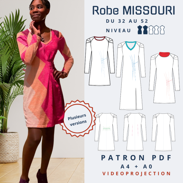 Lamericana pattern, patron de couture