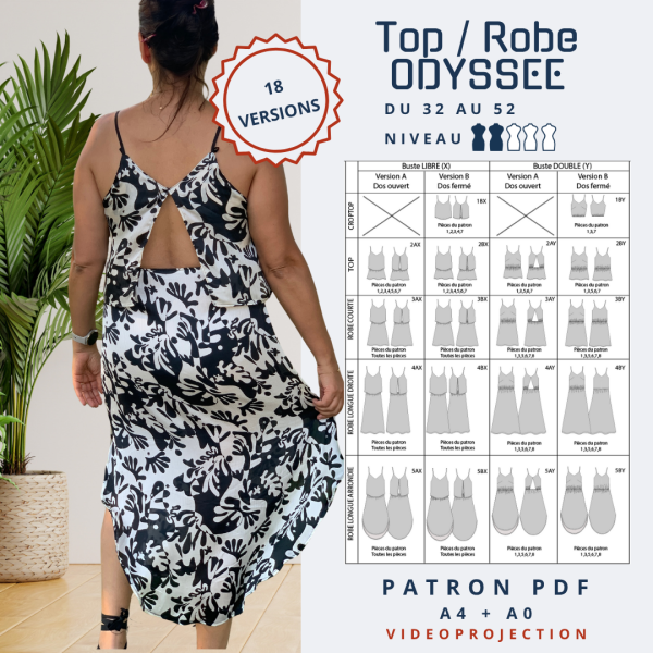 Lamericana pattern, patron de couture